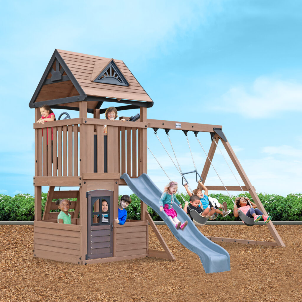 Driftwood Cove Climbing Frame - GorillaClimbingFrames